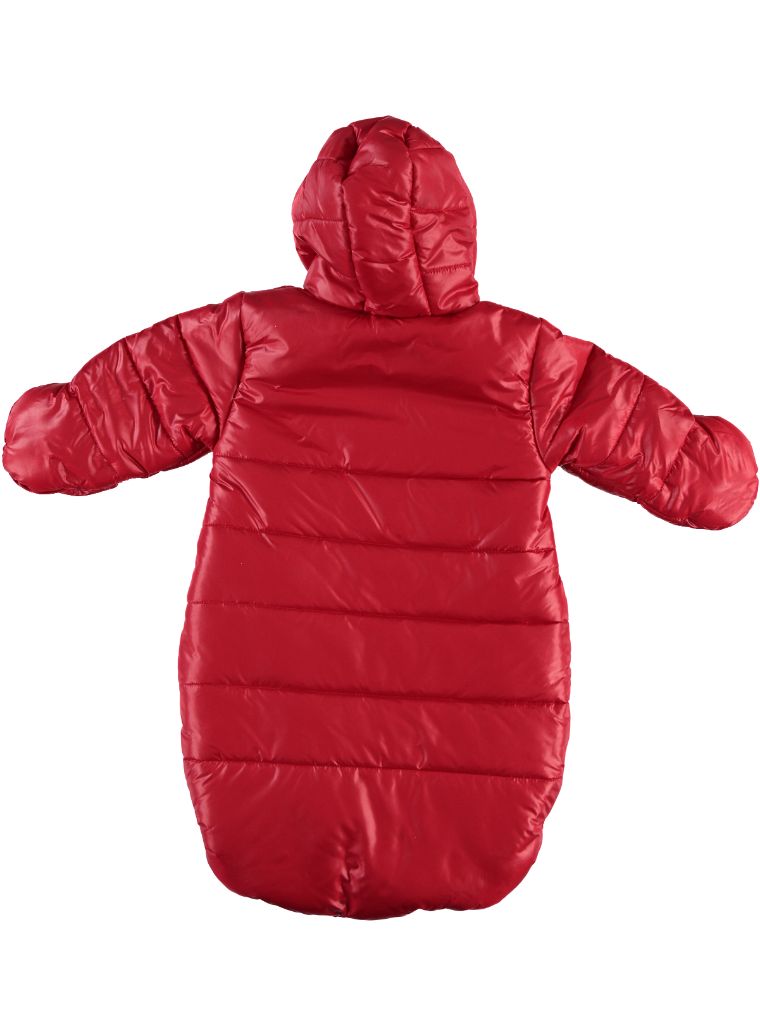 GIRLS SLEEP OVERALLS RED